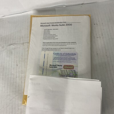 Microsoft Works Suite 2000 online kaufen | eBay
