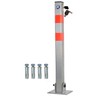 LOCKABLE PARKING BARRIER FOLDING CAR PARK BOLLARD SECURITY DRIVEWAY ...