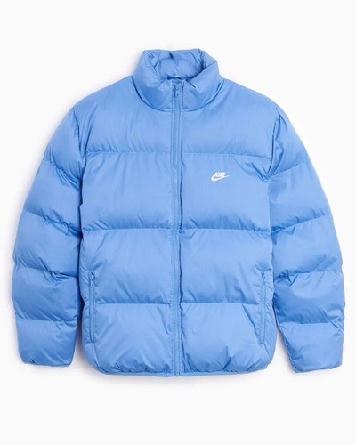 Nike Club Puffs Light Blue Jacket | eBay