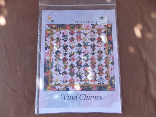 Wind Chimes Quilt Pattern 2 Cats/1 Cate NIP | eBay