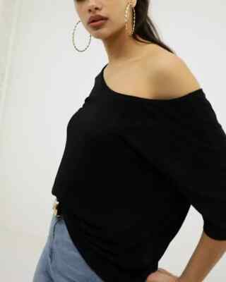 Slash Neck in Women's Tops & Shirts for sale | eBay