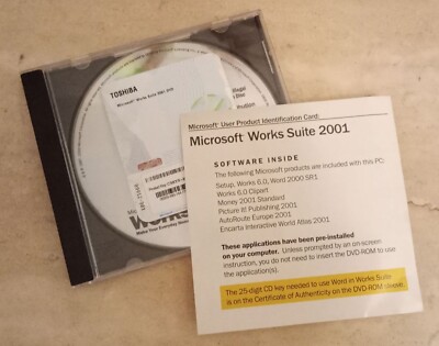 Microsoft Works Suite for sale | eBay