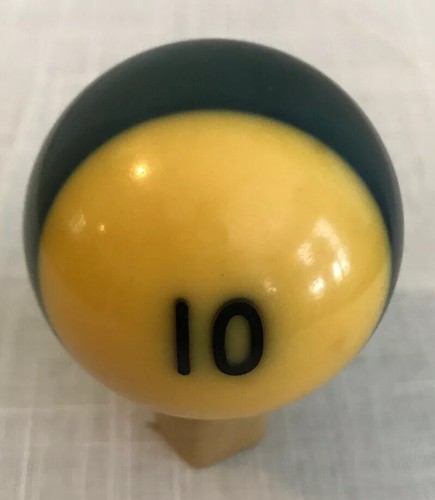 Pool Ball Billiard Ball Replacement 2 1/4 inch #10 Green Stripe ...
