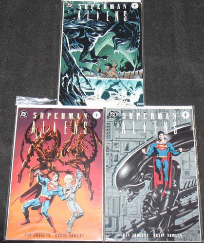 SUPERMAN VS ALIENS 3PC RUN #1-3 (VF-NM) | eBay