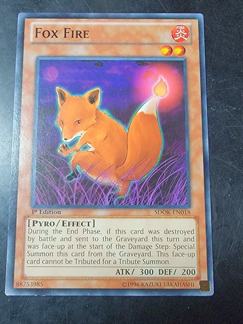 Card List Yu Gi Oh! Pyro Fox