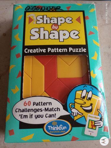 1999 THINKFUN SHAPE BY SHAPE 60 PUZZLE CARDS COMPLETE | eBay