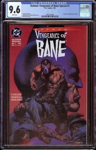 Batman Vengeance of Bane # NN CGC 9.6 White (D, 1993) 1st appearance ...
