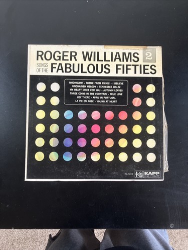 Roger Williams Songs of the Fabulous Fifties Part 1 Vinyl LP Kapp KS ...