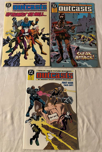LOT of 3 issues of Outcasts #1-3 1987 DC Comics Comic VF/NM | eBay