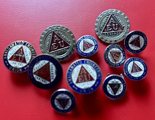 Collection of AEU Trade Union Badges | eBay