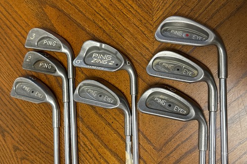 8 Misc Vintage Ping Irons - Ping Ping Eye2 Ping Zing 2 3 6 8 9 | eBay
