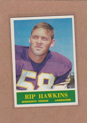 1964 PHILADELPHIA FOOTBALL RIP HAWKINS #103 VIKINGS VGEX *A16321 | eBay