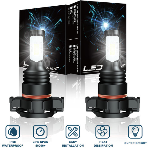 H16 PS19W LED Fog Daytime Running Light DRL Bulbs For Nissan Note E12 ...