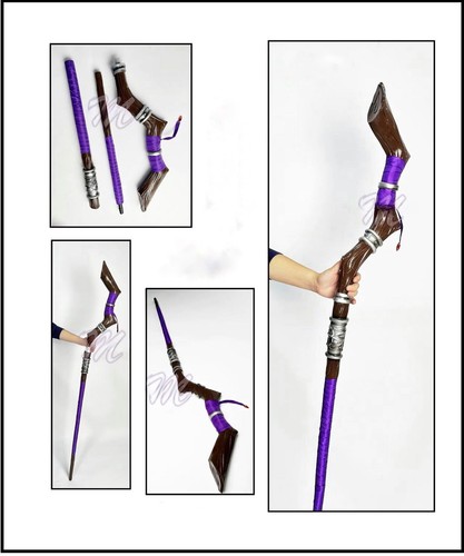 Fern Cosplay Prop Anime Frieren Weapon Prop Costume Purple | eBay