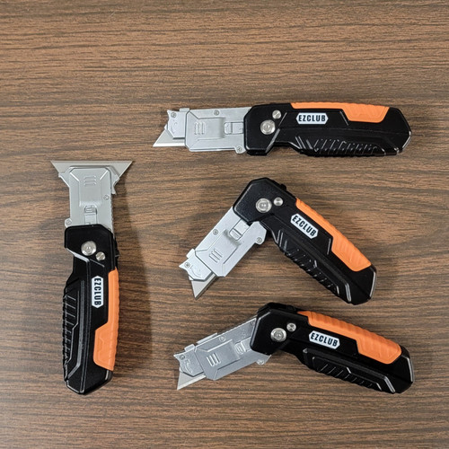 2 in 1 Multifunction Folding Utility Knife Scraper Tool Fastback with ...