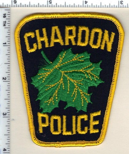 Chardon Police (Ohio) Shoulder Patch from 1997 | eBay