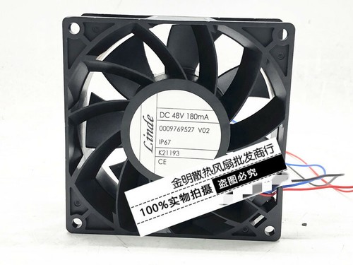 1 pcs LINDE 9CM 0009769527 DC48V 180m forklift special cooling fan | eBay