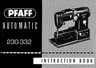 PFAFF 2054 2056 Performance Instruction or Service / Repair & Parts ...