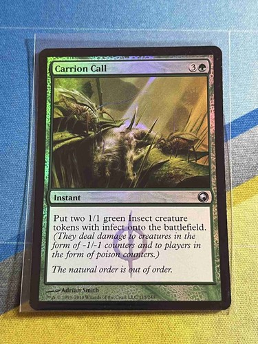 Magic the Gathering MTG Scars of Mirrodin CARRION CALL Foil | eBay