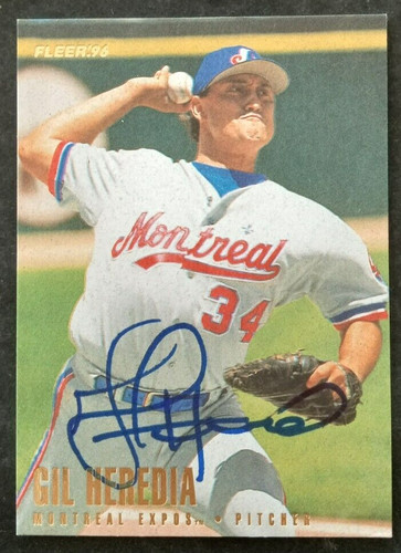 1996 Fleer SIGNED: Gil Heredia, EXPOS #459 | eBay