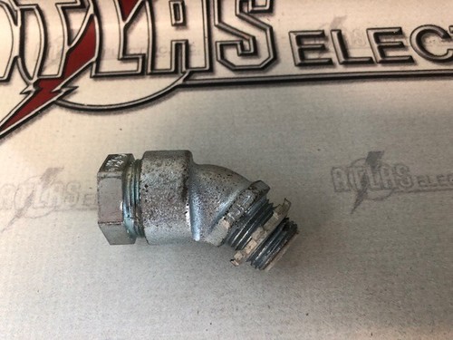 MIDWEST LTB-5045 1/2" LIQUIDTITE 45 DEGREE CONNECTOR LIQUIDTIGHT ...
