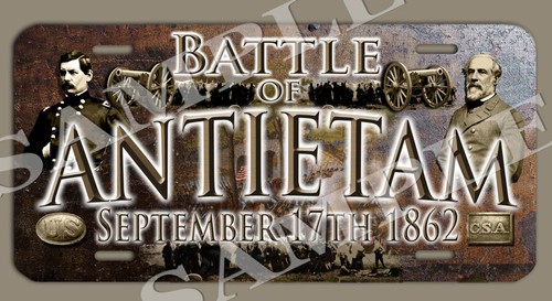 Battle of Antietam American Civil War Themed vehicle license plate | eBay