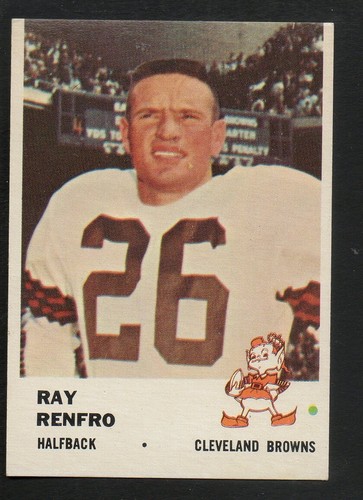 1961 Fleer Football Card #13 Ray Renfro-Cleveland Browns Ex Card | eBay