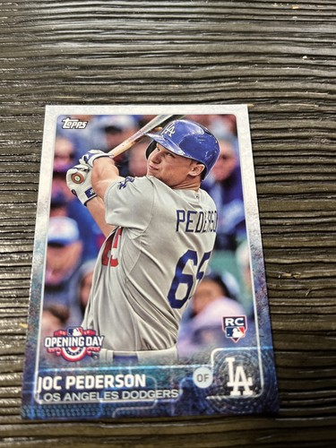 2015 Topps Opening Day #193 Joc Pederson Rookie Card Dodgers | eBay