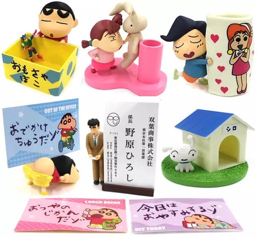 Trading Figure Complete Set of 6 "Crayon Shin-chan Desk Helper!" | eBay ...