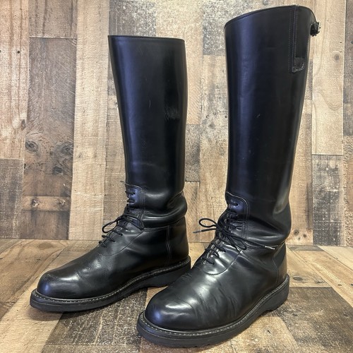 Unbranded Vintage Tall Patrol Lace Up Work Boots Mens 13 EE | eBay