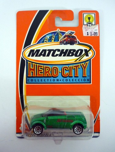 Matchbox Opel Frogster #74 Hero-City Collection Green Die-Cast Car 2002 ...