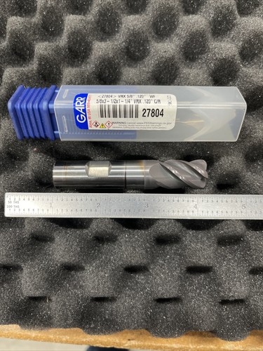 Garr VRX 5/8” End Mill .120”CR 27804 | eBay