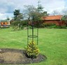 Woodside Wooden Garden Obelisk Pyramid Plant Support Trellis Climbing ...