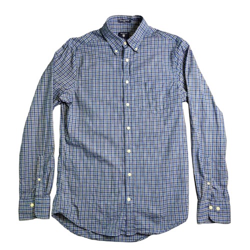 GANT Nautical Blue Windblown Oxford Fitted Button Down Shirt 343179 ...