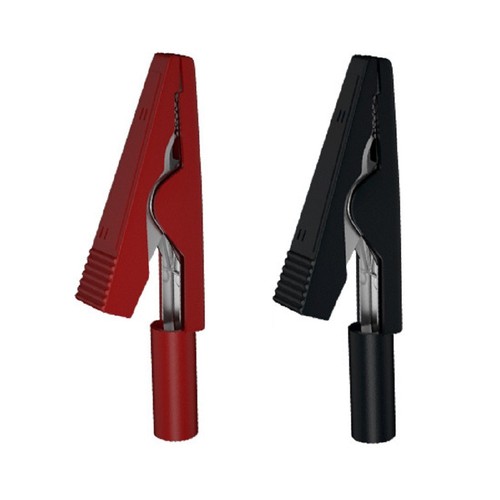 For Alligator Clamp 2mm Test Clip 2mm Banana Connector Strong Clamping ...