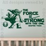 The Force is Strong With this One: Darth Vader ~ Wall or Window Decal ...