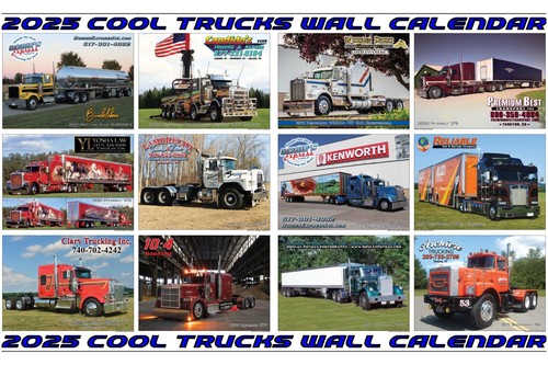 2025 Cool Photos of Cool Trucks 12 Month Wall Calendar! Big Rigs & Show ...