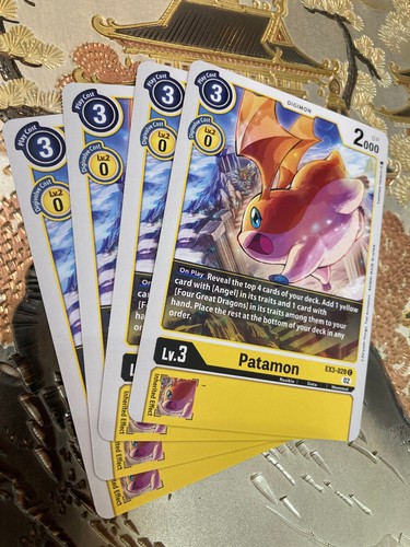 Digimon Card Game Playset - EX3-028 C Patamon | eBay