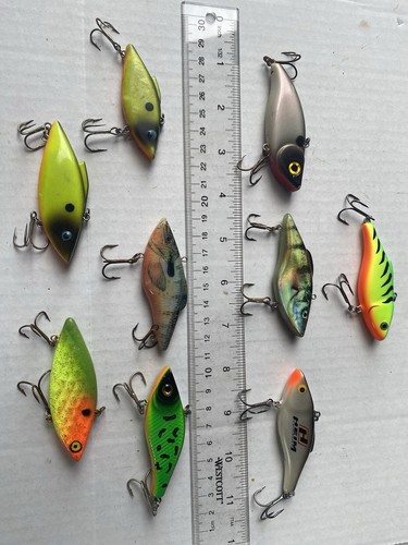 Lot Of 9 Rattle Traps Lures | eBay