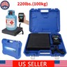 Digital Refrigerant Electronic Charging Scale Meters 220 lbs for HVAC ...