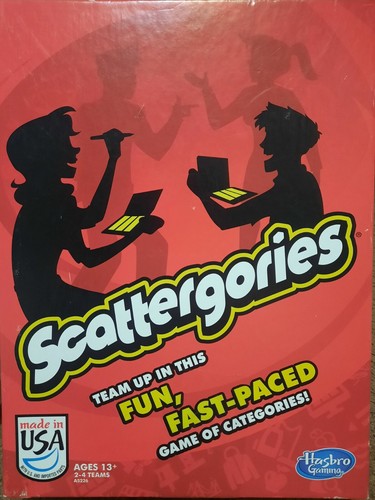 Scattergories - Fast Paced Game of Categories 2 to 4 Teams 2013 Hasbro ...