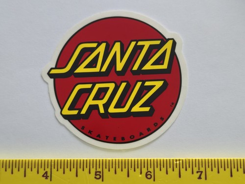 VTG 90's REISSUE SANTA CRUZ RED DOT SPEED WHEELS NOS SKATEBOARD DECK ...