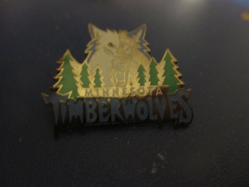 Brand New Dead Stock 1996 MINNESOTA TIMBERWOLVES Old Logo 1 1/4" Wide ...