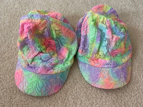 NWT lot of 2 twin lace Justice Girls multi color Baseball Cap Hat | eBay