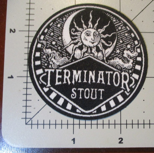 MCMENAMINS BREWERY oregon Terminator Stout PATCH iron on craft beer ...