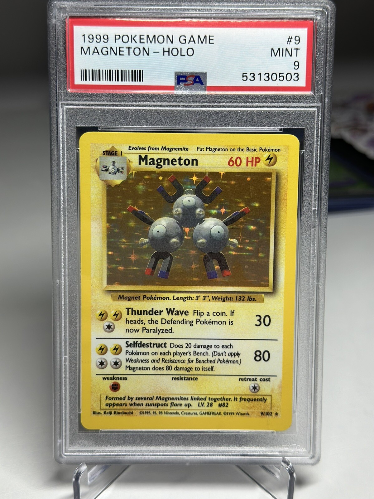 Magneton 1999 Pokemon Game #9 Unlimited Holo Price Guide - Sports Card ...