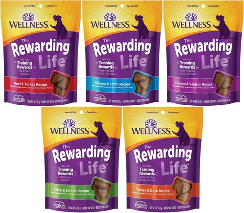 Wellness Wellbites Soft & Chewy Variety Pack (5 Flavors, 6 Ounce (Pack ...