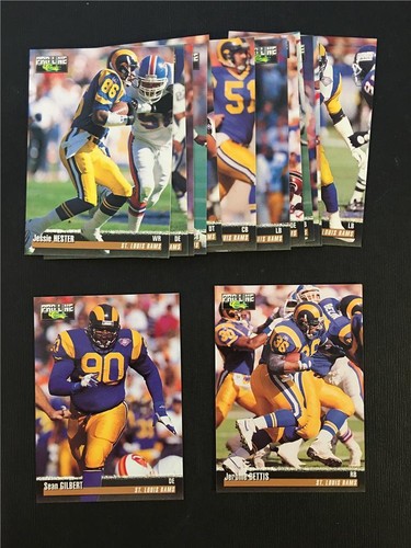 1995 Classic Pro Line St. Louis Rams Team Set Series 1 & 2 17 Cards | eBay