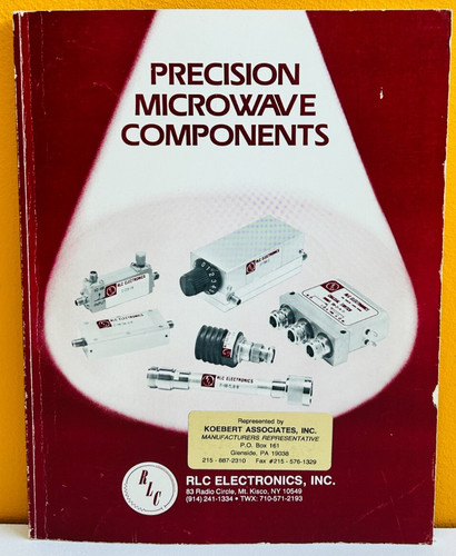 RLC Electronics Precision Microwave Components 0587 Catalog. | eBay