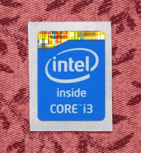 Intel Core i3 Inside Sticker 15.5 x 21mm 2013 Version Haswell Case ...